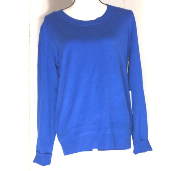 Cyrus | Sweaters | Evolution Cyrus Puff Sleeve Pullover Colbalt Blue ...